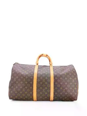 LOUIS VUITTON Keepall 55 Monogram Canvas Travel Bag