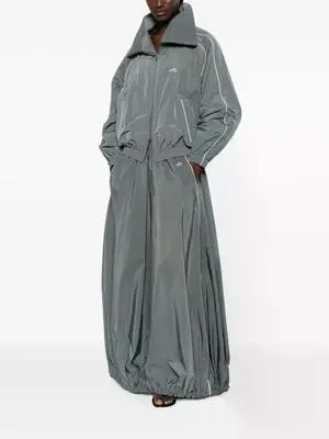 Balenciaga Side Stripe Balloon Hem Maxi Skirt
