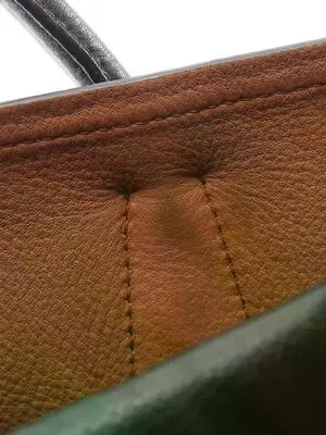 Prada Enamel Triangle Logo Tote Bag