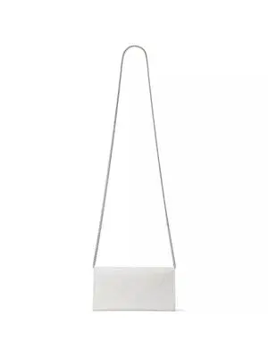 JIMMY CHOO Emmie Glitter Clutch Bag - Silver