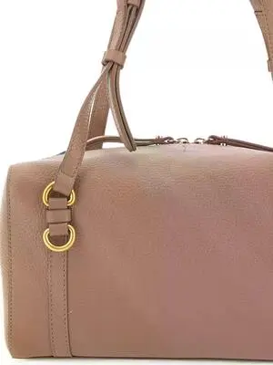 GIANNI CHIARINI Terry Pebbled-leather Shoulder Bag - Pink