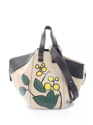 Loewe Small Hammock Herbarium Handbag - Neutrals