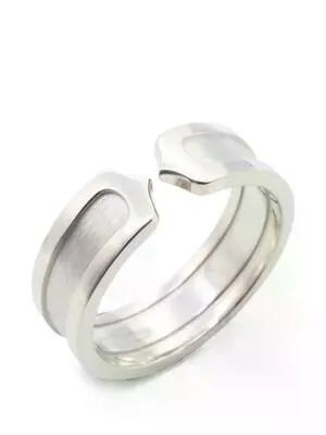 Cartier C2 Ring In White Gold - Silver
