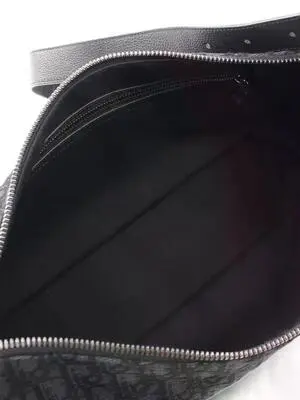 Dior Oblique-jacquard Zipped Shoulder Bag