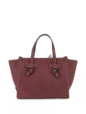 GIANNI CHIARINI Small Marcella Leather Tote Bag - Red