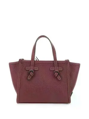 GIANNI CHIARINI Small Marcella Leather Tote Bag - Red