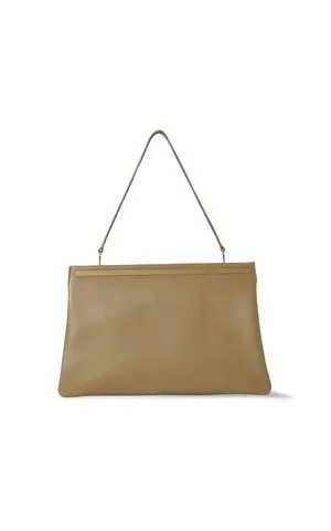 THE ROW Elise Leather Shoulder Bag - Neutral