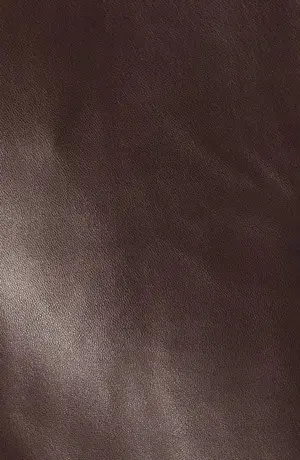 Nour Hammour Roland Sculpted Leather Bomber Jacket