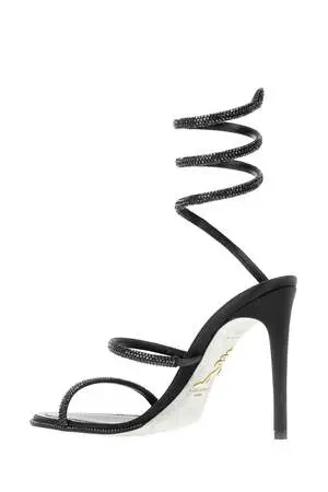 Rene Caovilla Embellished Spiral Sandals