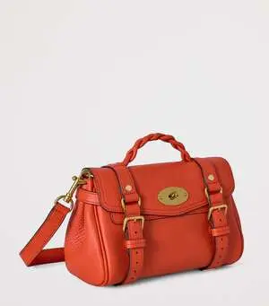 Mulberry Alexa Leather Cross-body Bag - Orange