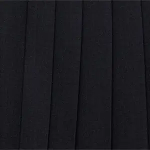 Prada Wool Fleece Pleated Midi Skirt