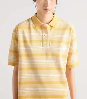 Prada Cotton Piqué Stripe Mini Dress