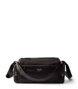 Prada Nappa Leather Shoulder Bag - Brown
