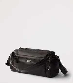 Prada Nappa Leather Shoulder Bag - Brown