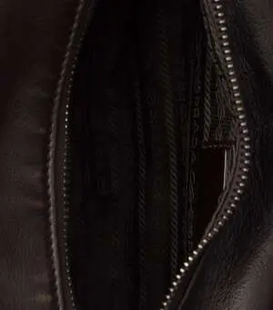 Prada Nappa Leather Shoulder Bag - Brown