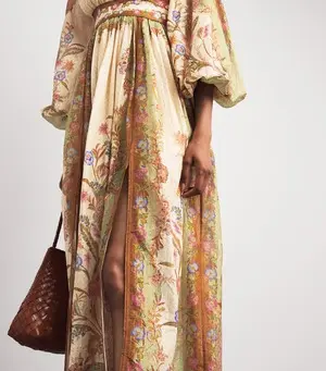 Zimmermann Indra Maxi Dress In Cotton-silk