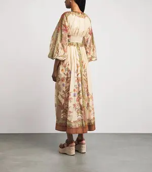 Zimmermann Indra Maxi Dress In Cotton-silk