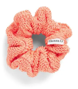 Hunza G Crinkle Scrunchie - Orange
