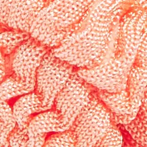 Hunza G Crinkle Scrunchie - Orange