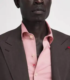 Isaia Cotton Jersey Shirt