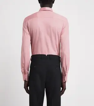 Isaia Cotton Jersey Shirt