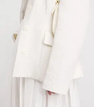 TOTEME Cotton Jacquard Longline Blazer