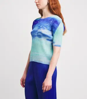 Issey Miyake Sea Bubble Short Sleeve Top