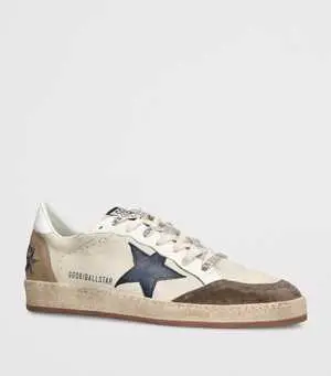 GOLDEN GOOSE Ballstar Leather Sneakers - White