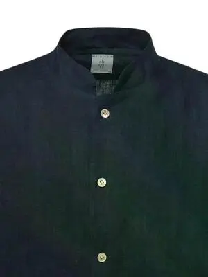 Eleventy Mandarin-collar Long-sleeve Shirt