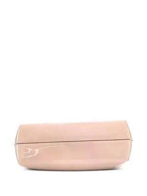 Fendi Patent Midi Shoulder Bag - Neutrals