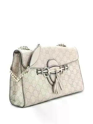Gucci Emily Chain Flap Shoulder Bag - Neutrals