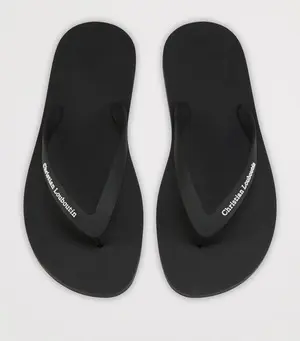 CHRISTIAN LOUBOUTIN Summer Flat Flip Flops