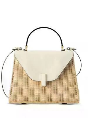 VALEXTRA Iside Leather-trim Tote Bag