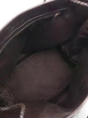 Gucci Gg Canvas Braided Handle Tote Bag