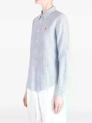 Polo Ralph Lauren Striped Shirt With Embroidered Logo