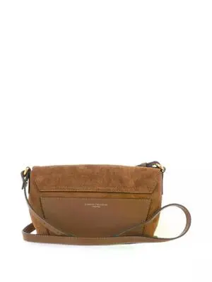 GIANNI CHIARINI Eugenia Suede Crossbody Bag - Brown
