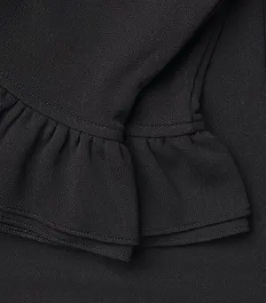 Jacquemus Jersey Capri Trousers With Ruffled Hems