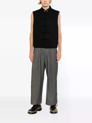 TEAM WANG DESIGN Pleated Wide-leg Trousers