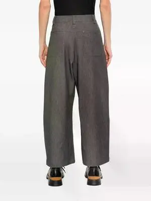 TEAM WANG DESIGN Pleated Wide-leg Trousers