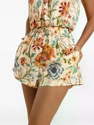 Ulla Johnson Marnie Floral-print Mini Shorts