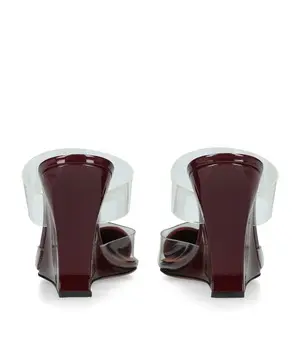 Alaïa Le Coeur Wedge Mules