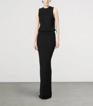 TOM FORD Micro-sequin Knitted Maxi Skirt - Black
