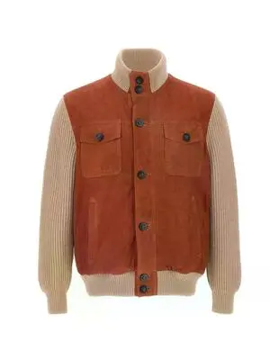 VOLFAGLI FIRENZE Elmo Suede-leather Jacket
