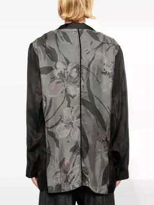 GIOVANNI CAVAGNA Floral-print Blazer