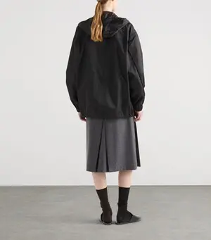 Prada Re-nylon Hooded Jacket With Belt