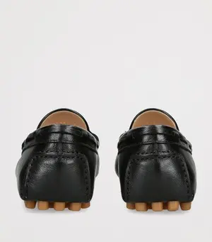 Valentino Garavani Leather Fastaway Loafers