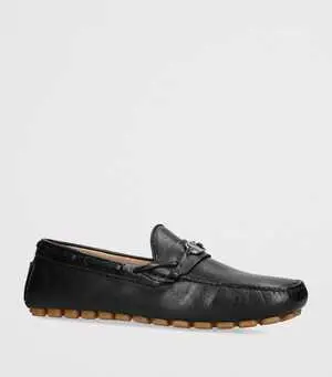 Valentino Garavani Leather Fastaway Loafers