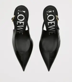 Loewe Leather Slingback Pumps