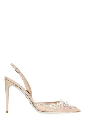 Rene Caovilla Embellished Slingback Pumps - Multicolor