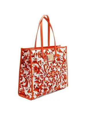 Dolce & Gabbana Majolica Print Tote Bag